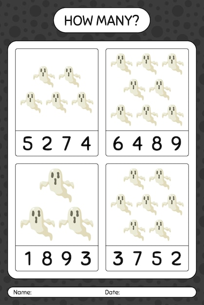 Counting Ghostly Figures in Spooky Scenes | Jiffy Designs