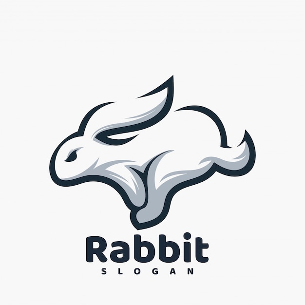 Elegant White Rabbit Graphic Design | Jiffy Designs