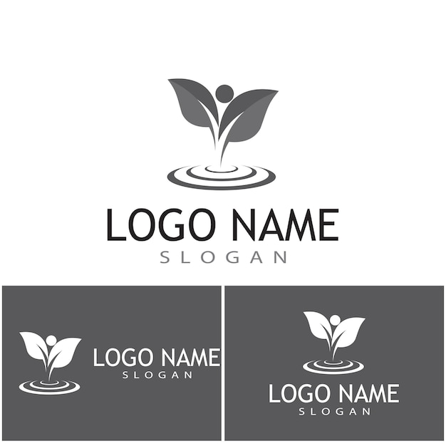 Versatile Nature-Inspired Logo Collection with Leaf Motifs | Jiffy Designs