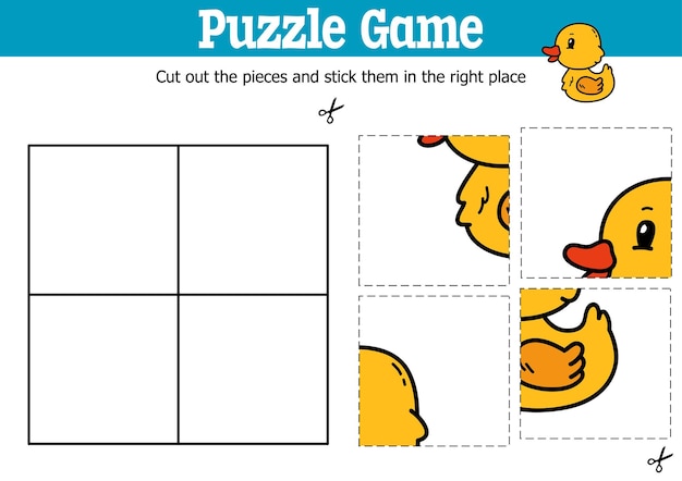 Playful Puzzle Game with Adorable Duck Characters | Jiffy Designs