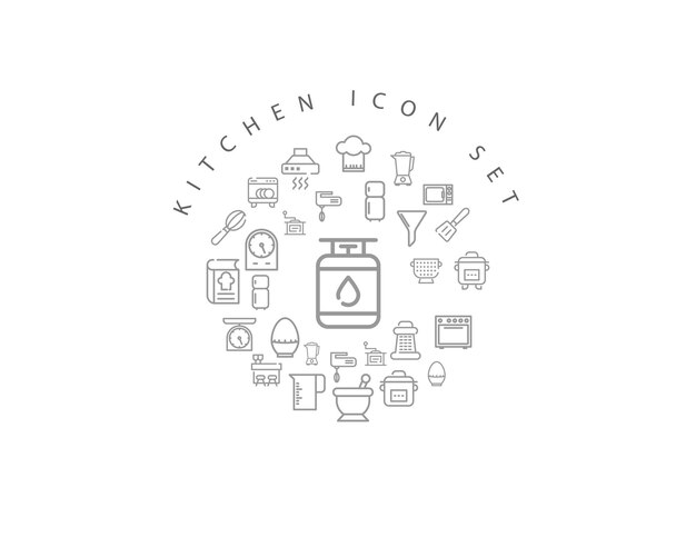 Comprehensive Collection of Versatile Kitchen Icons for Diverse ...