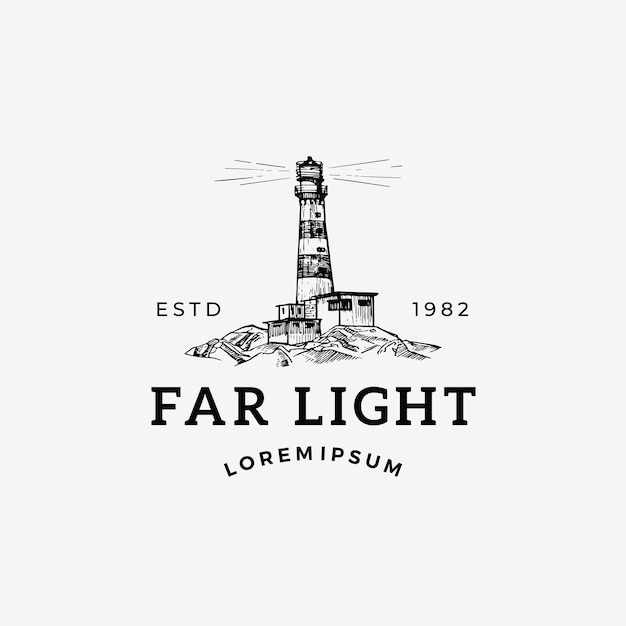 Iconic Lighthouse Emblem: Timeless Design for Endless Possibilities ...