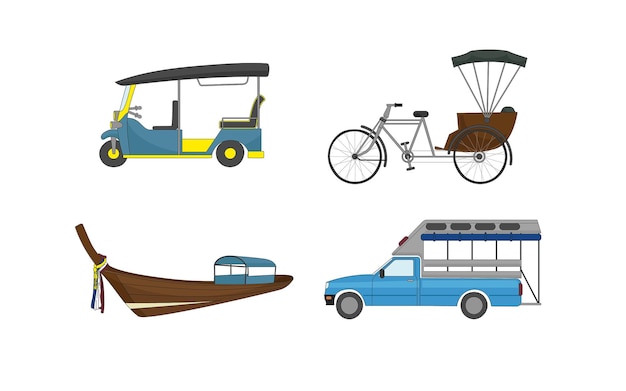 Diverse Modes of Traditional Southeast Asian Transportation | Jiffy Designs