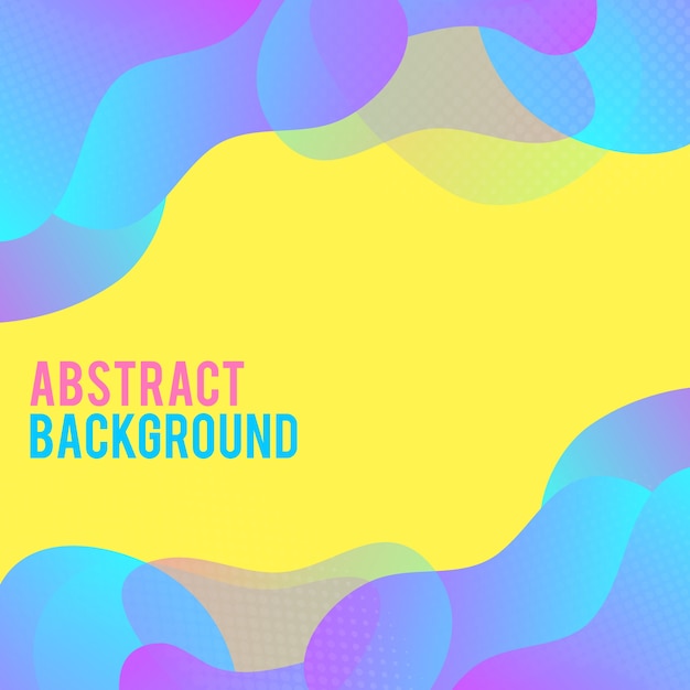 Vibrant Abstract Fluid Shapes with Text Overlay Background Image ...