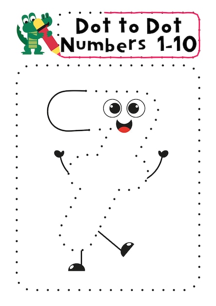 Playful Dot-to-Dot Numbers 1-10 for Kids | Jiffy Designs