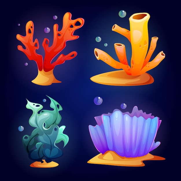 Vibrant Underwater Coral Reef Collection with Captivating Designs ...