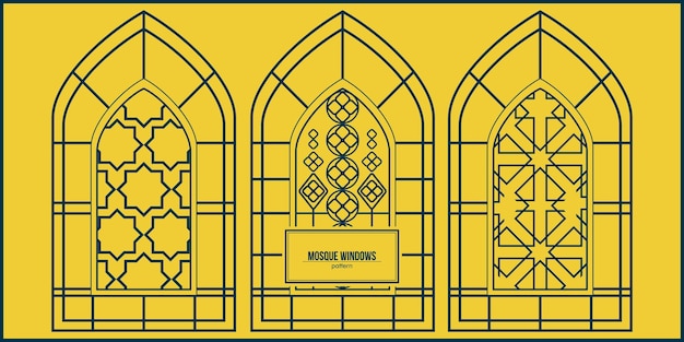 Ornate Stained Glass Arched Windows with Intricate Patterns | Jiffy Designs