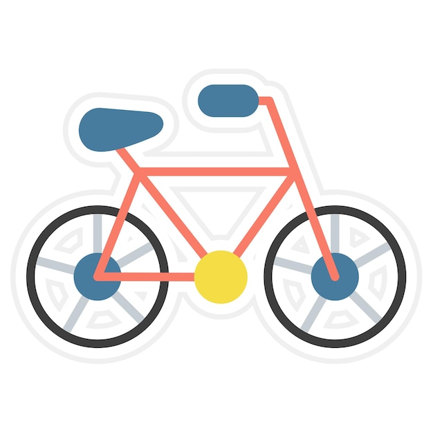 Vibrant Bicycle Design with Geometric Shapes | Jiffy Designs