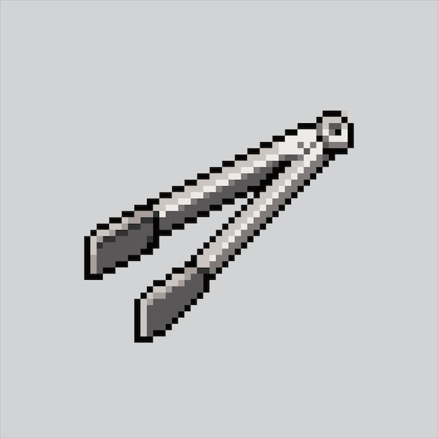 Sleek Monochrome Pixel Pliers - Minimalist Tool Illustration | Jiffy ...