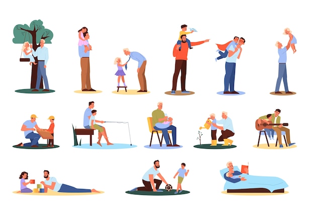 Diverse Collection of People Engaged in Everyday Activities | Jiffy Designs