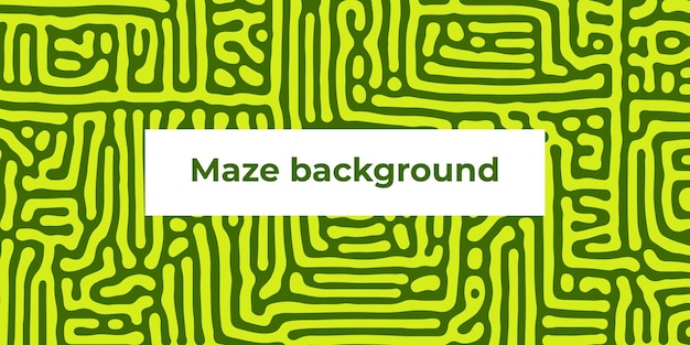 Intricate Green Maze Pattern Background | Jiffy Designs
