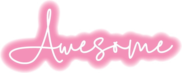 Vibrant Cursive Typography in Soft Pink Hue | Jiffy Designs
