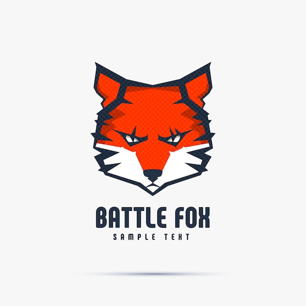 Fierce and Fearless: The Battle Fox Logo | Jiffy Designs
