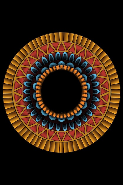 Vibrant Mandala of Radiant Geometric Patterns and Shapes | Jiffy Designs