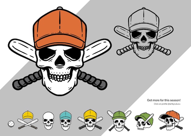 Diverse Skull and Crossbones Graphic Collection with Hats | Jiffy Designs