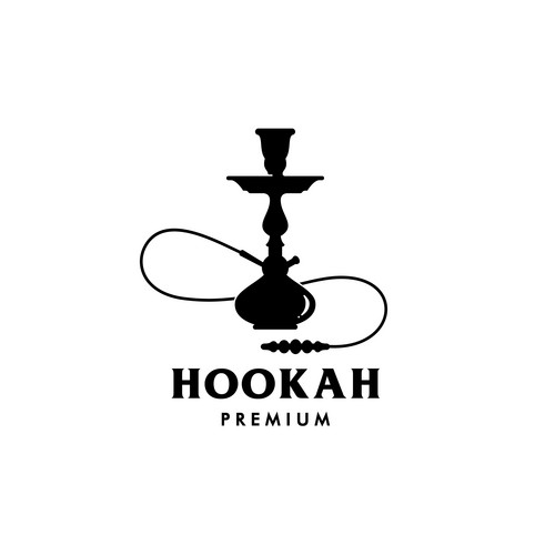Hookah Logo Icon Vector. Isolated Hookah On White Background, Arabian Shisha Smoke Clip Art ...