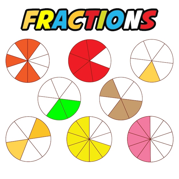 Vibrant Fraction Wheel Collection: A Visually Engaging Assortment ...