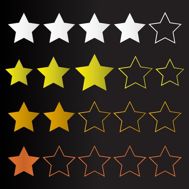 Vibrant Star Shapes in Varying Sizes and Colors | Jiffy Designs