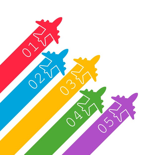 Vibrant Geometric Arrows Showcasing Engaging Designs | Jiffy Designs