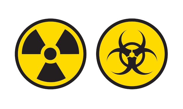 Striking Radiation and Biohazard Warning Symbols Collection | Jiffy Designs