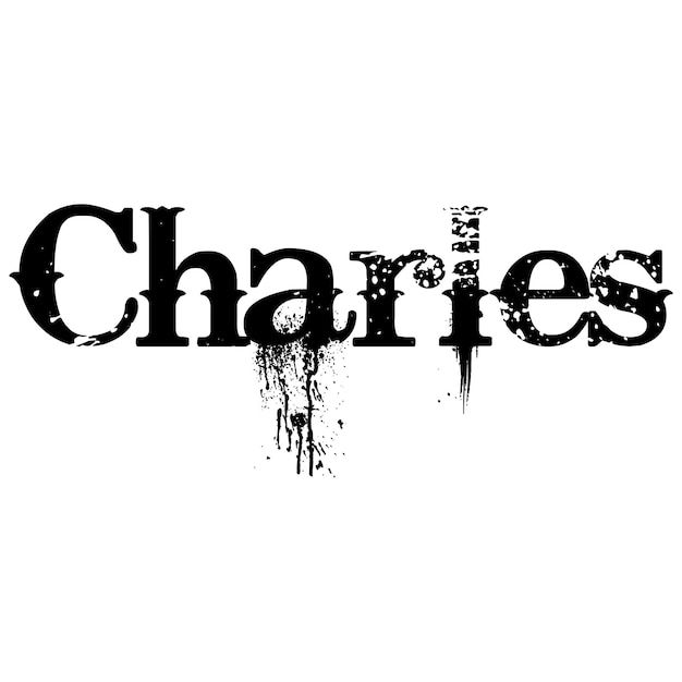 Gritty Monochrome Typography with Distressed Texture | Jiffy Designs