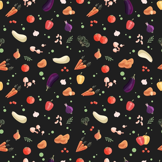 Vibrant Harvest: A Whimsical Assortment of Fresh Produce | Jiffy Designs