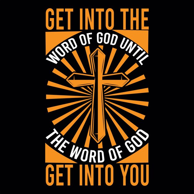Powerful Christian Cross Design with Inspirational Text | Jiffy Designs