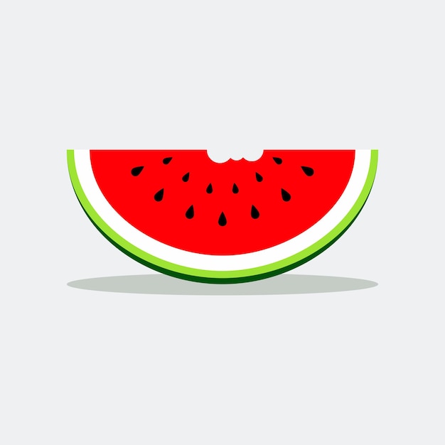 Juicy Red Watermelon Slice with Vibrant Green Rind | Jiffy Designs