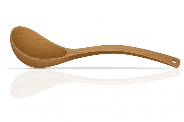 Elegant Wooden Spoon with Curved, Ergonomic Design | Jiffy Designs