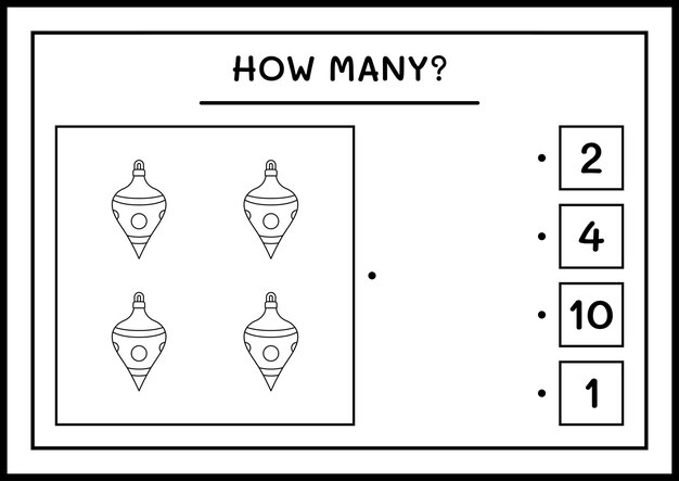 Festive Ornament Counting Activity for Kids | Jiffy Designs