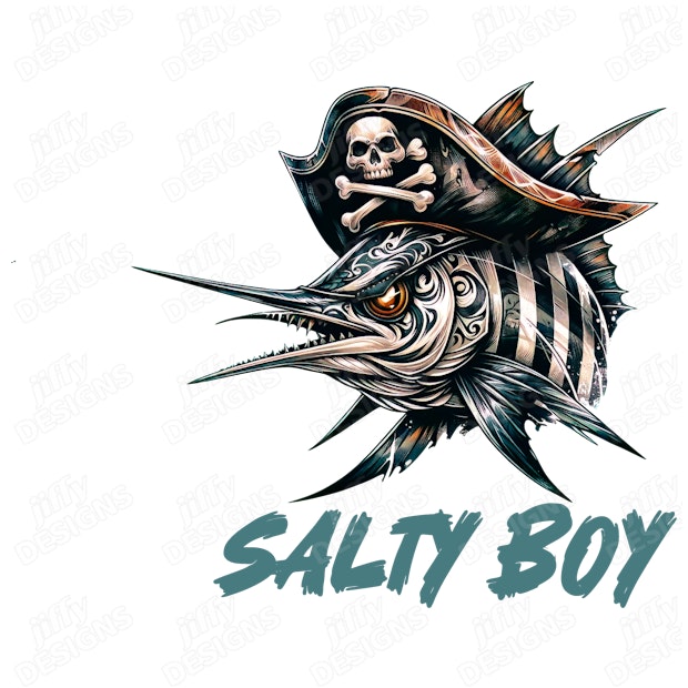 'Salty Boy' Fierce Skeletal Fish with Aggressive Spikes and Weathered ...