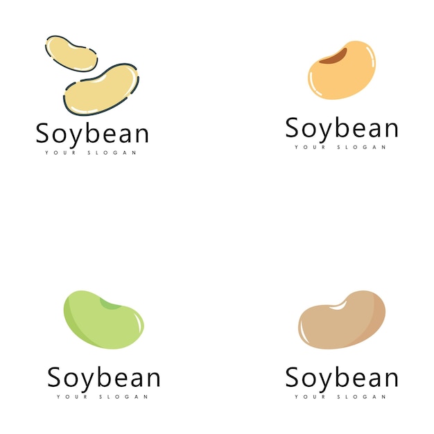 Vibrant Soybean Illustrations with Simple, Stylized Design | Jiffy Designs