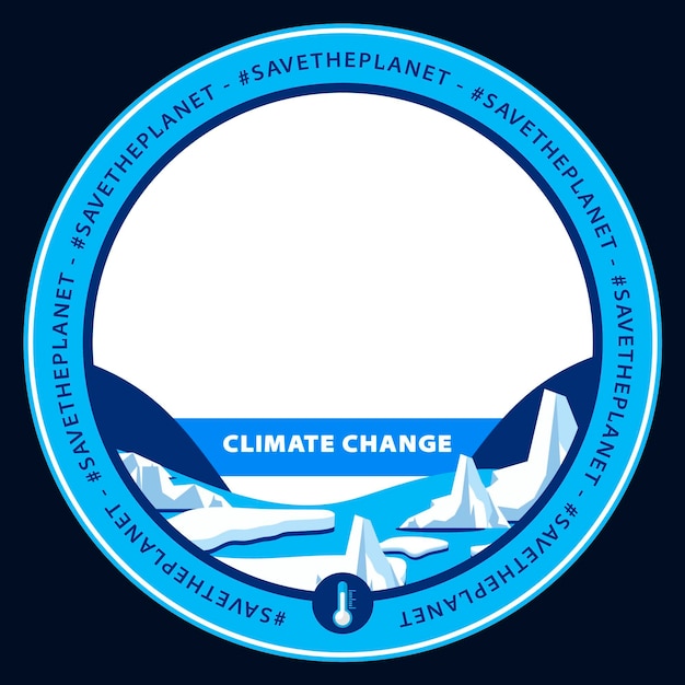 Powerful Emblem Highlighting the Urgent Need for Climate Action | Jiffy ...