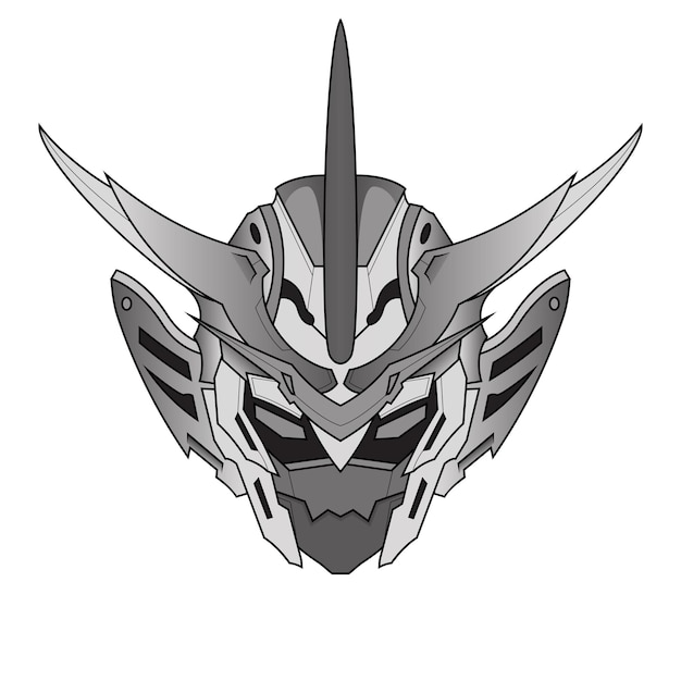 Striking Futuristic Mecha Helmet Design | Jiffy Designs