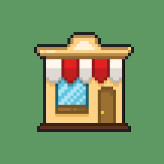 Cozy Pixel Art Cottage with Festive Decor | Jiffy Designs