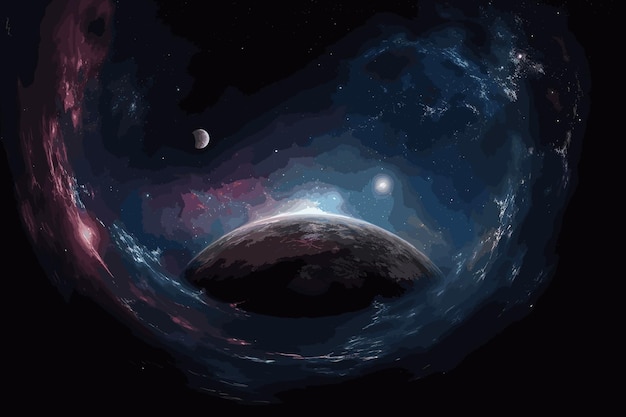 Captivating Cosmic Odyssey: A Celestial Dreamscape | Jiffy Designs