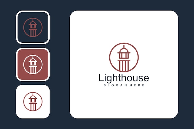 Elegant Lighthouse Emblem for Versatile Branding | Jiffy Designs
