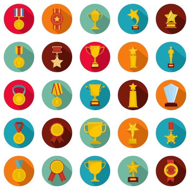 Vibrant Collection of Iconic Award and Trophy Illustrations | Jiffy Designs