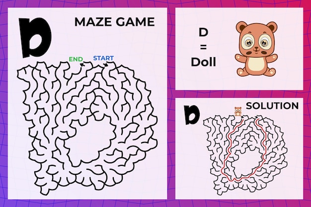 Adorable Teddy Bear Maze Game for Fun and Puzzling | Jiffy Designs