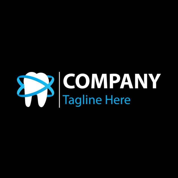 Stylish Tooth Logo with Tagline for Dental Company | Jiffy Designs