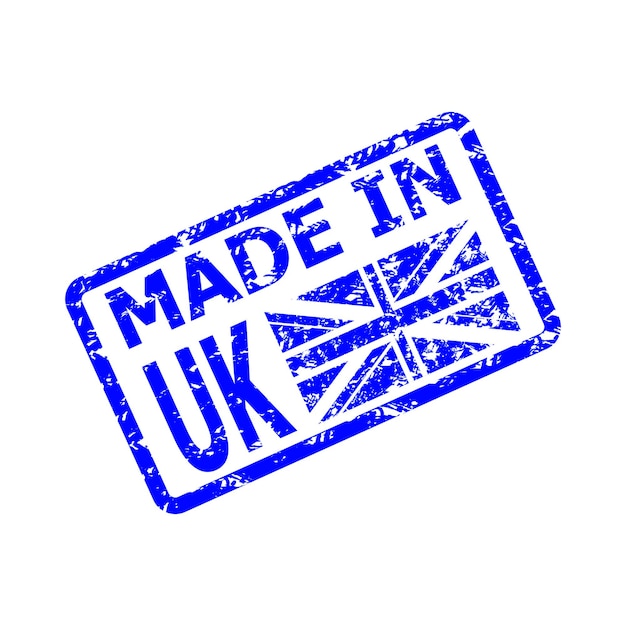 Vibrant Union Jack Stamp Signifying British Craftsmanship | Jiffy Designs