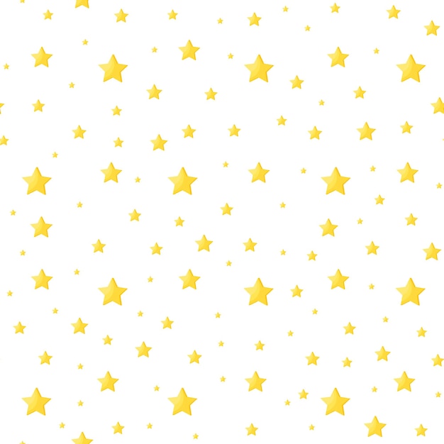 Vibrant Star-Studded Pattern on a Bright White Background | Jiffy Designs