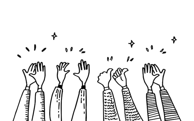 Hands Raised in Celebration, Reaching for the Stars Above | Jiffy Designs