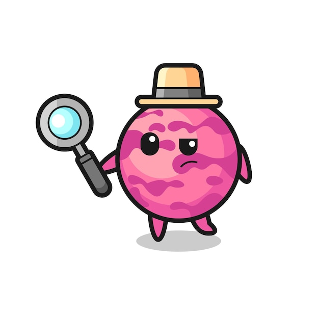 Adorable Pink Blob Investigates with Magnifying Glass | Jiffy Designs
