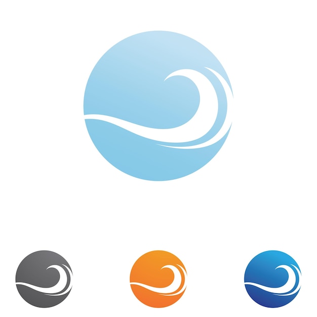 Versatile Wave Symbols in Vibrant Colors | Jiffy Designs