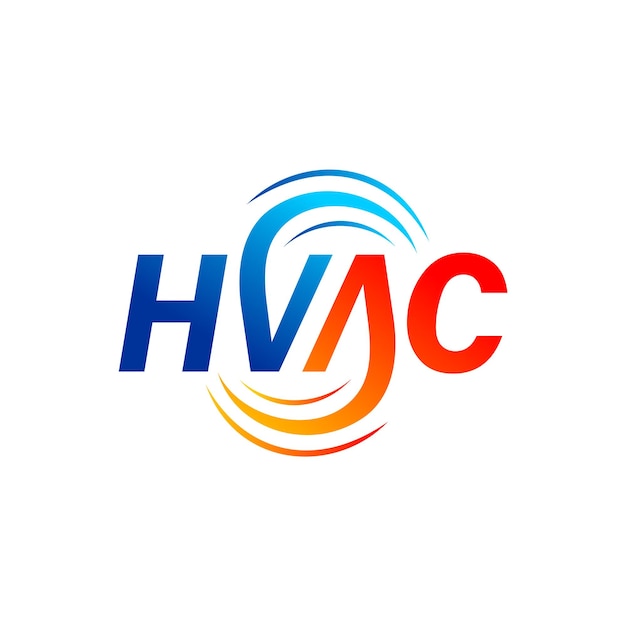 Dynamic HVAC Logo with Vibrant Color Scheme | Jiffy Designs