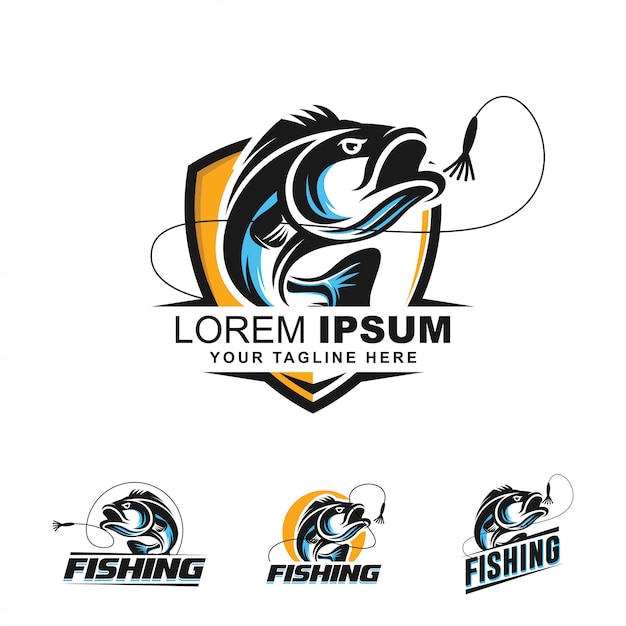 Vibrant Aquatic Emblem: Captivating Fishing Logo Design | Jiffy Designs