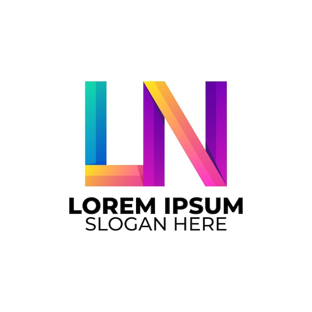 Vibrant Gradient Lettermark with Sleek Typography | Jiffy Designs