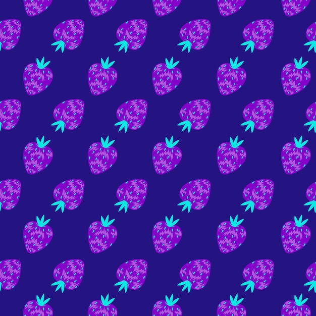Vibrant Pineapple Patterns on a Midnight Blue Background | Jiffy Designs