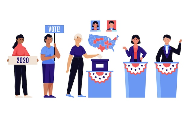 Election campaign scenes | Jiffy Designs